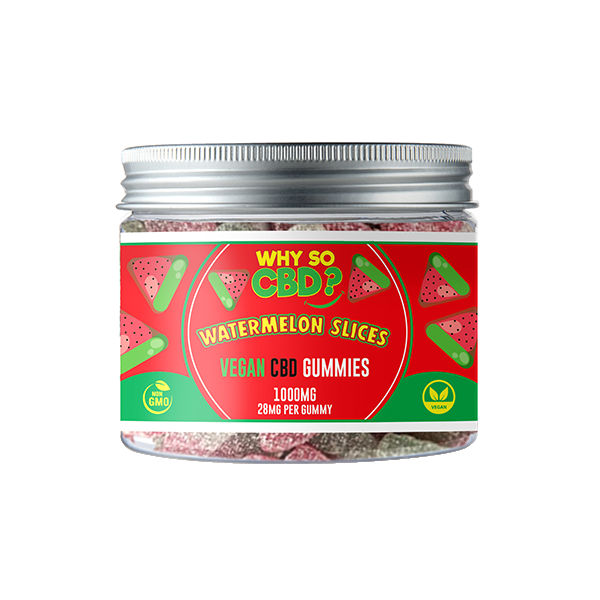 Why So CBD? 1000mg Broad Spectrum CBD Small Vegan Gummies - 11 Flavour ...